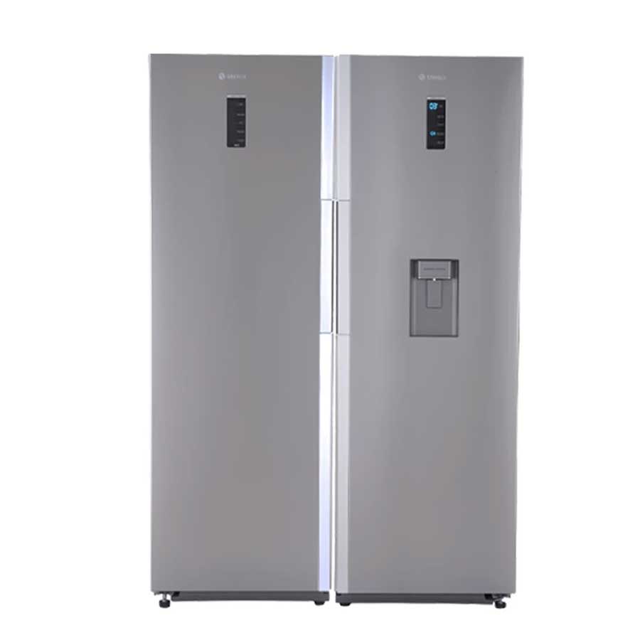 خرید یخچال فریزر دوقلو اسنوا (Snowa) مدل هایپر SN6-SN5-1219SS با قیمت عالی