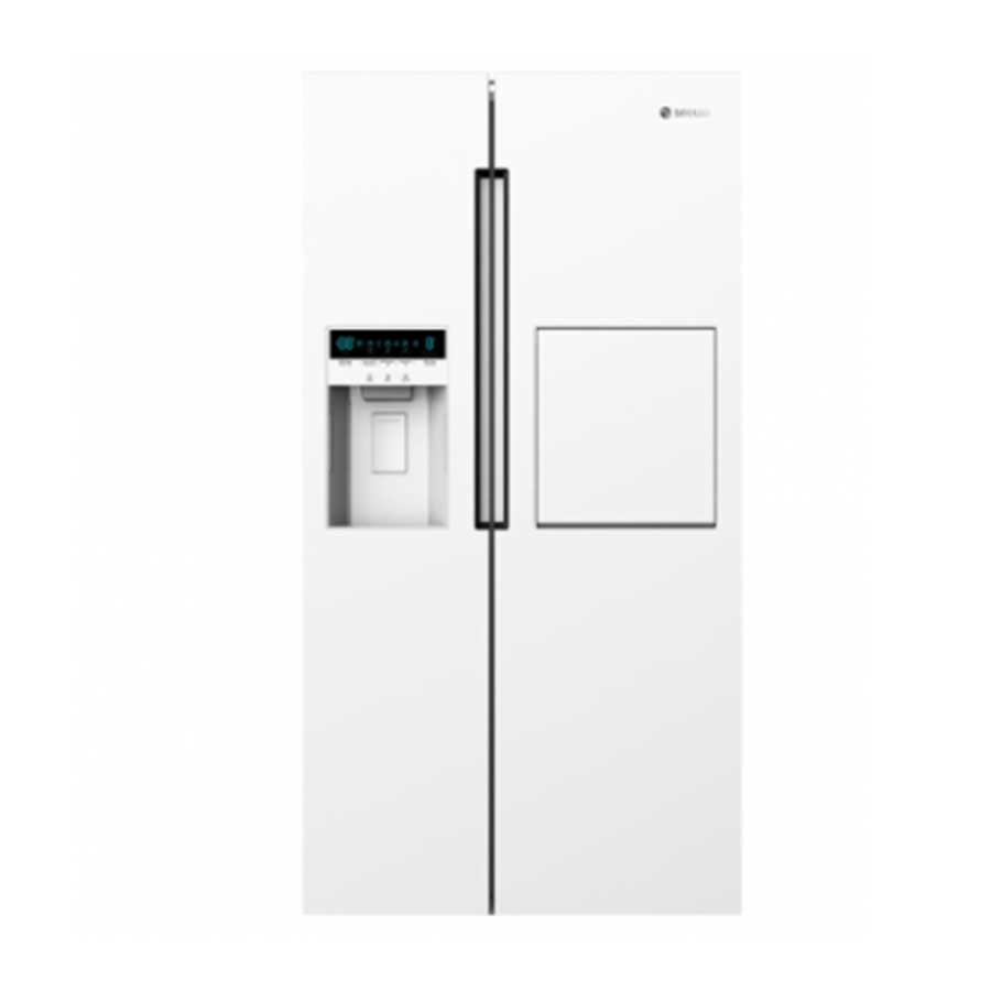 خرید یخچال فریزر ساید بای ساید اسنوا (snowa) مدل SN8-2263 ظرفیت 27 فوت با قیمت عالی